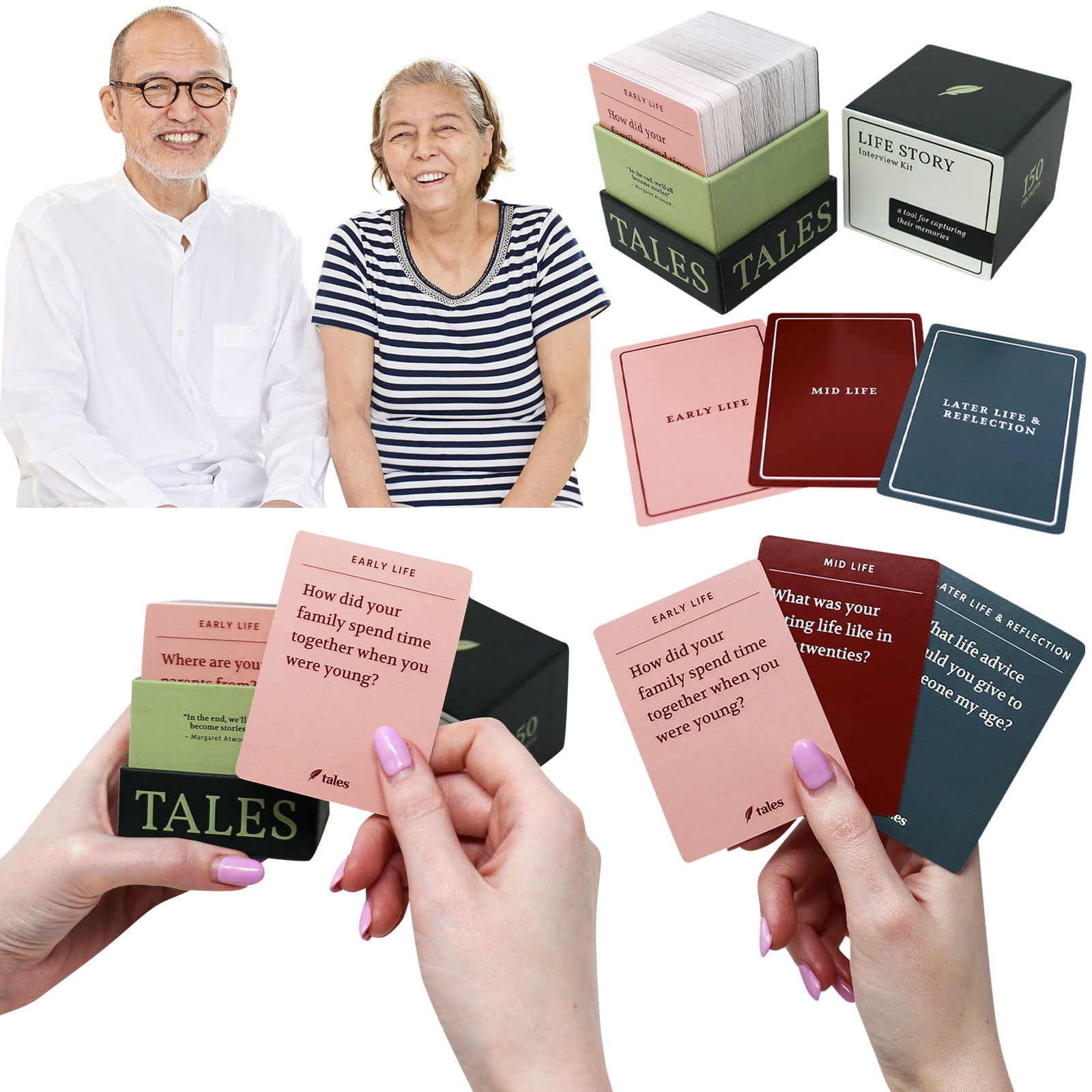 150 Life Story Interview Kit Cards - Tales Life Story Interview Kit ...