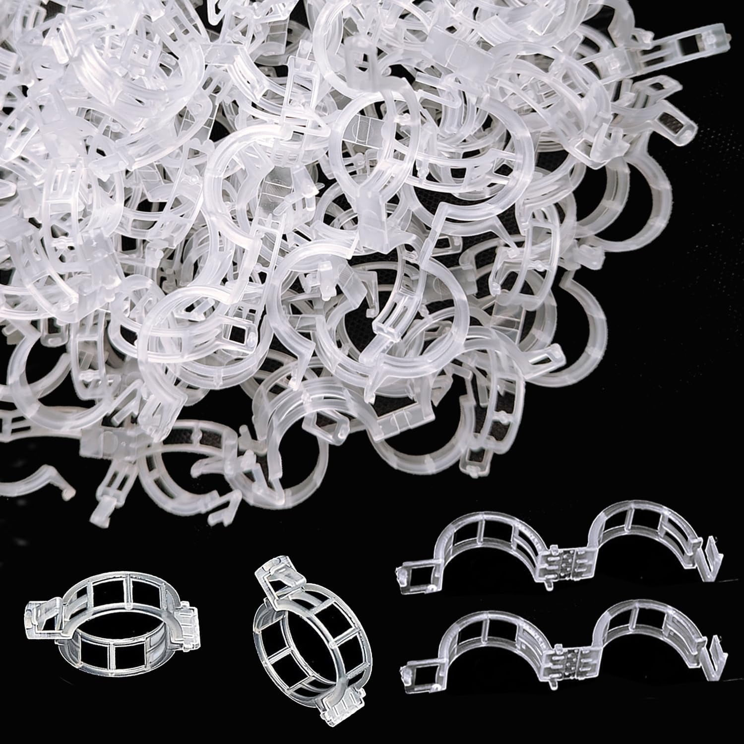 150pcs Plant Support Clips - Tomato Clips for String Trellis, Grape ...