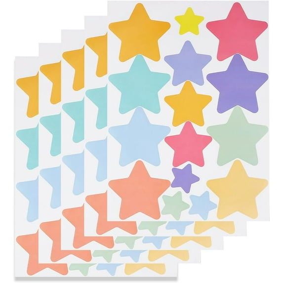 150pcs Star Wall Stickers Confetti Wall Stickers Colorful PVC Wall ...