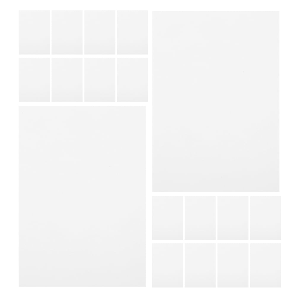 HEMOTON 150pcs White A5 Cardstock Heavy Paper for DIY Crafts Drawing ...