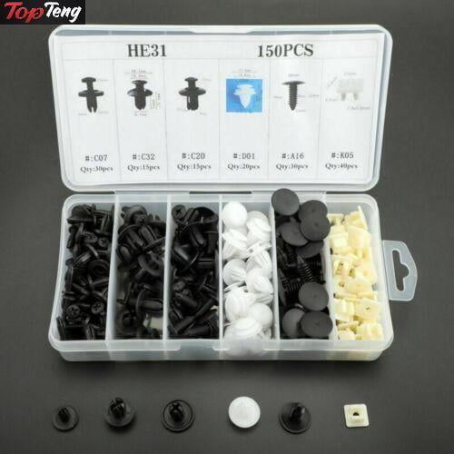 150x Car Door Fender Replace Repair Fastener Clip Rivets Screws Push ...