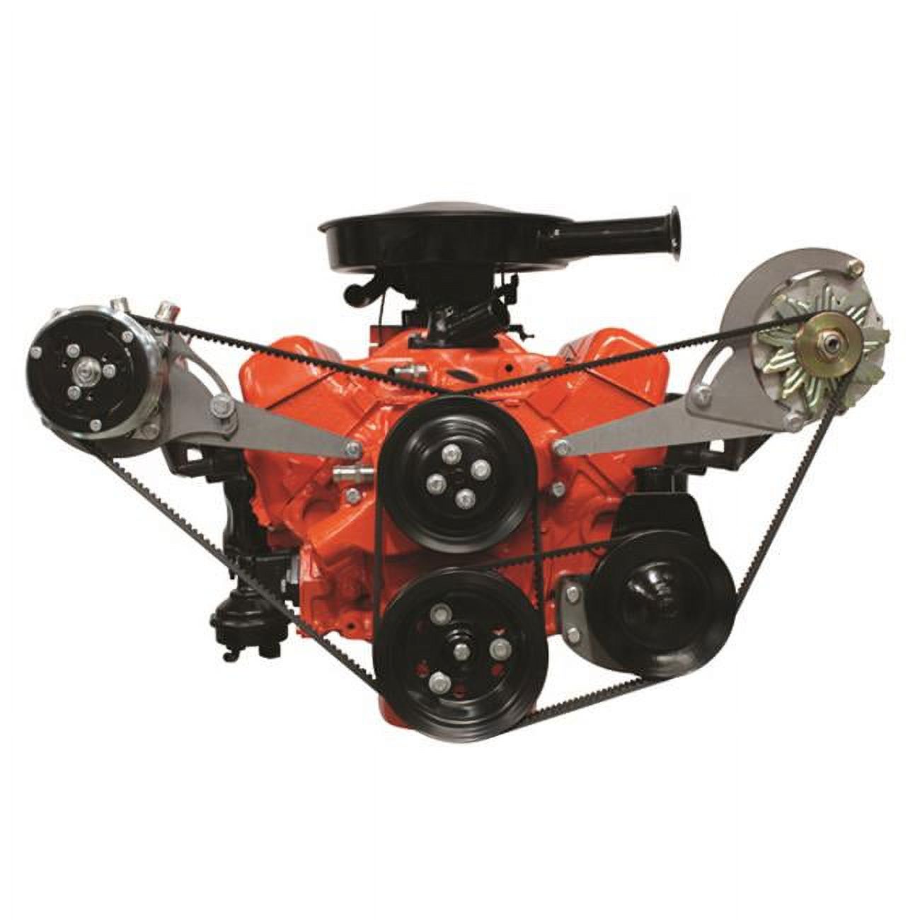 15123-VCB Long Water Pump Air Conditioner Bracket for Small Block Chevy ...