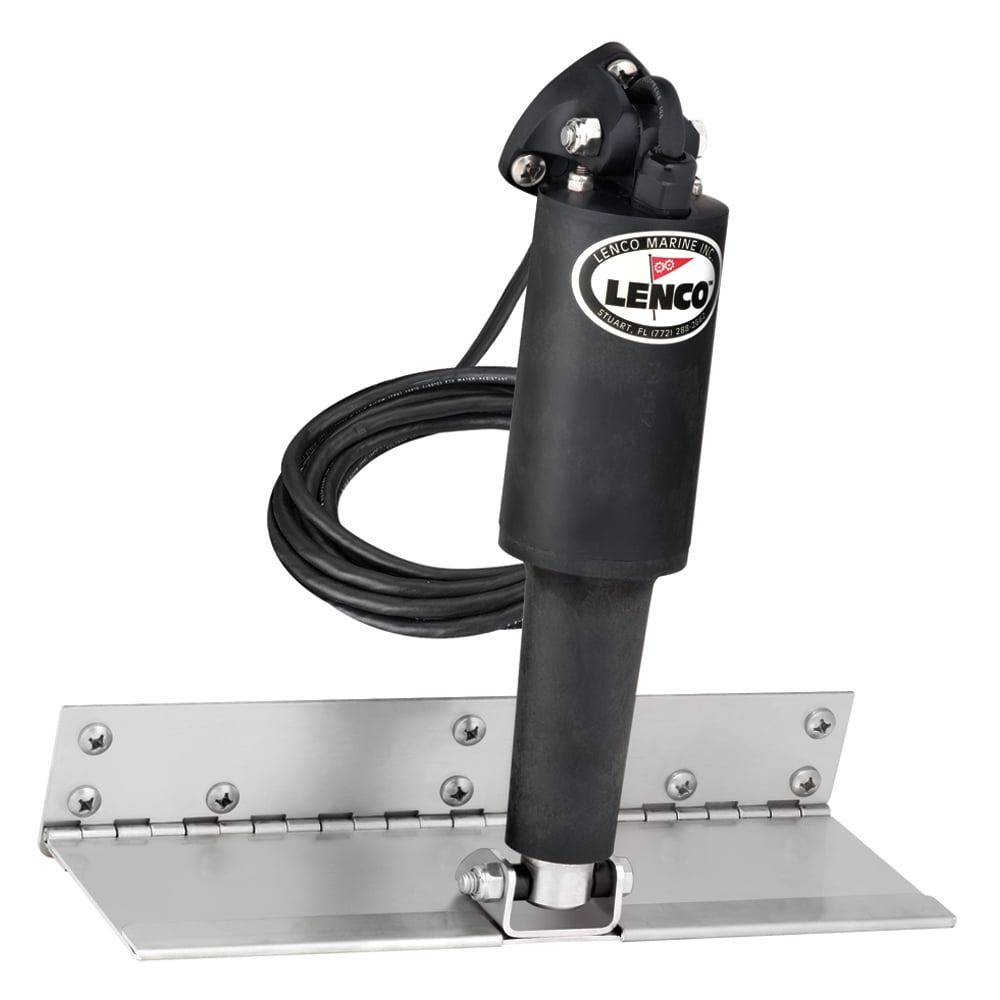 13" Black and Silver Limited Space Trim Tab Kit without Switch Standard ...