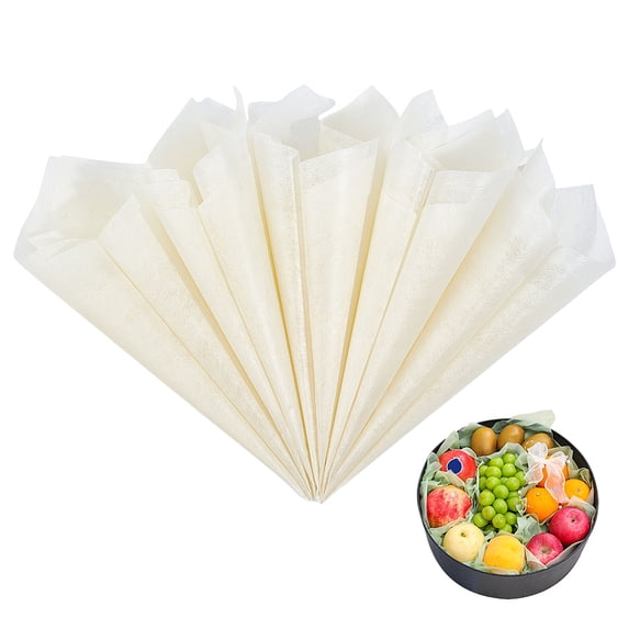 152 Sheets Beige Flower Wrapping Paper Cotton Wrapping Flower Paper ...