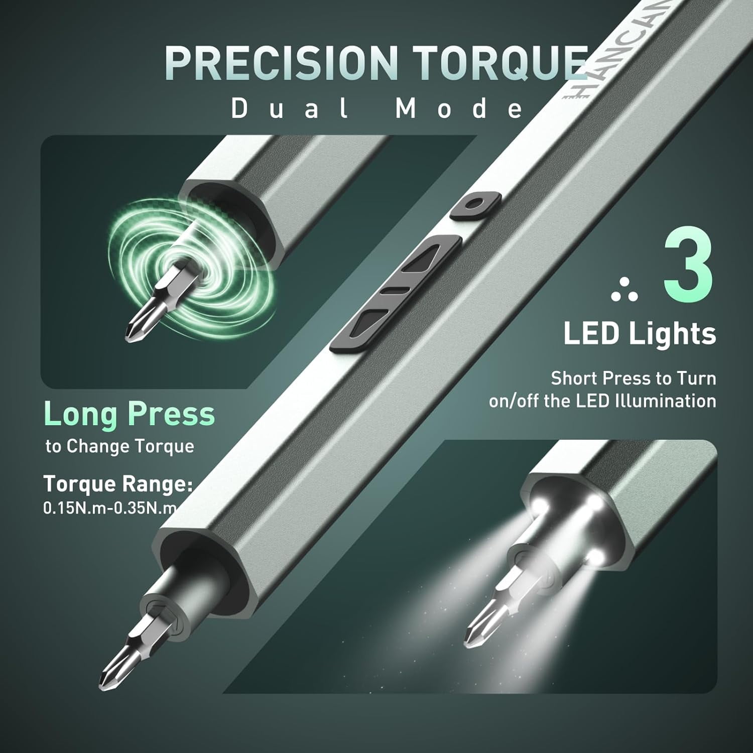 152 in 1 Precision Manual/Electric Screwdriver Kit with 119 Magnetic ...