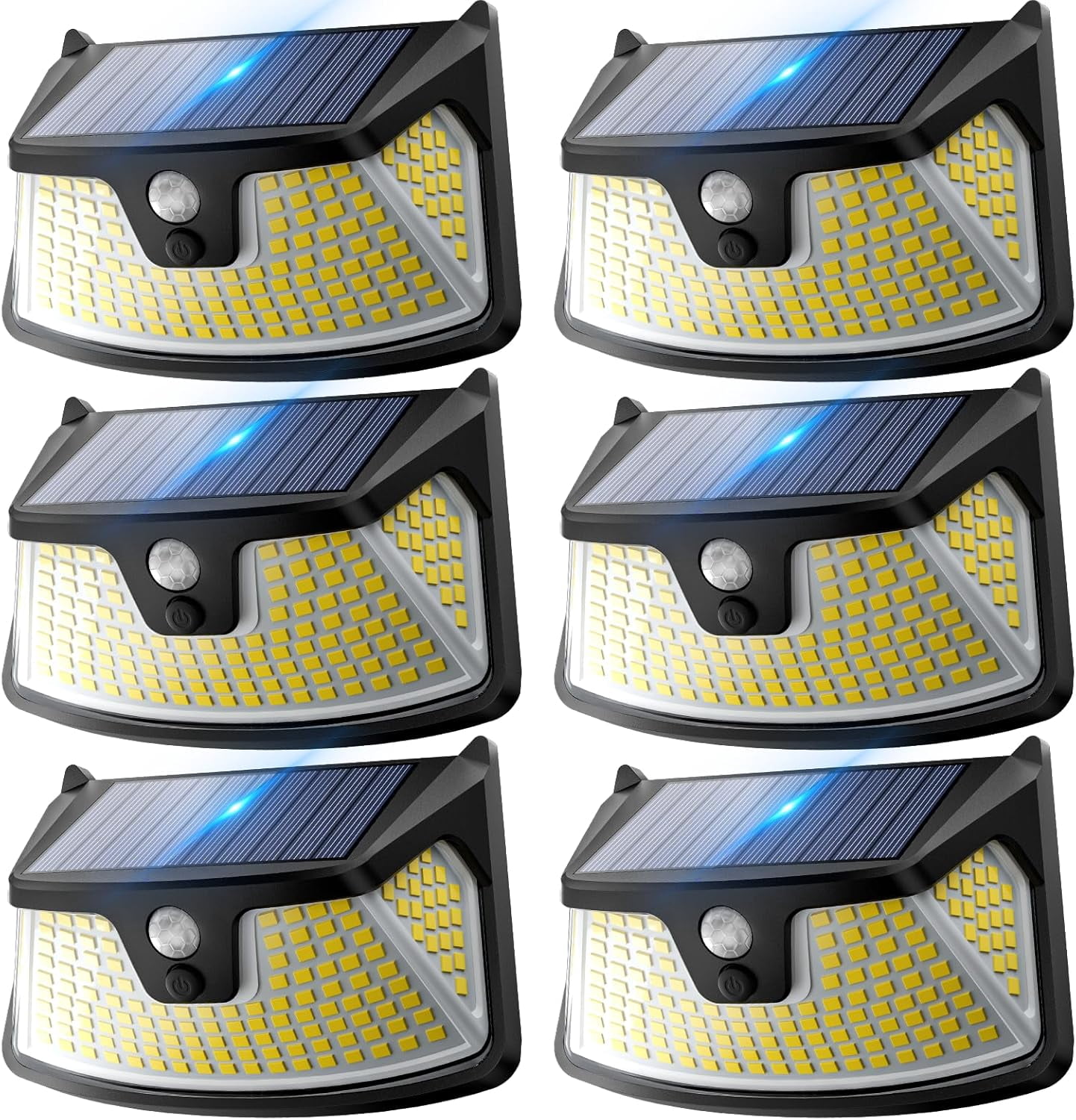 152 solar motion light outdoor, 850 lumens super bright, 3 mode motion ...