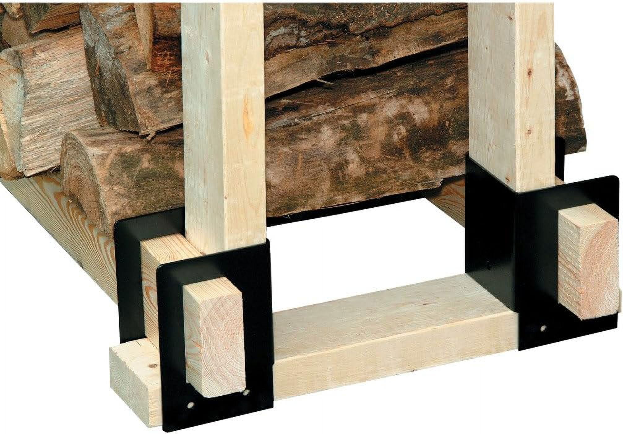 15211 Log Rack Bracket, Black - Walmart.com