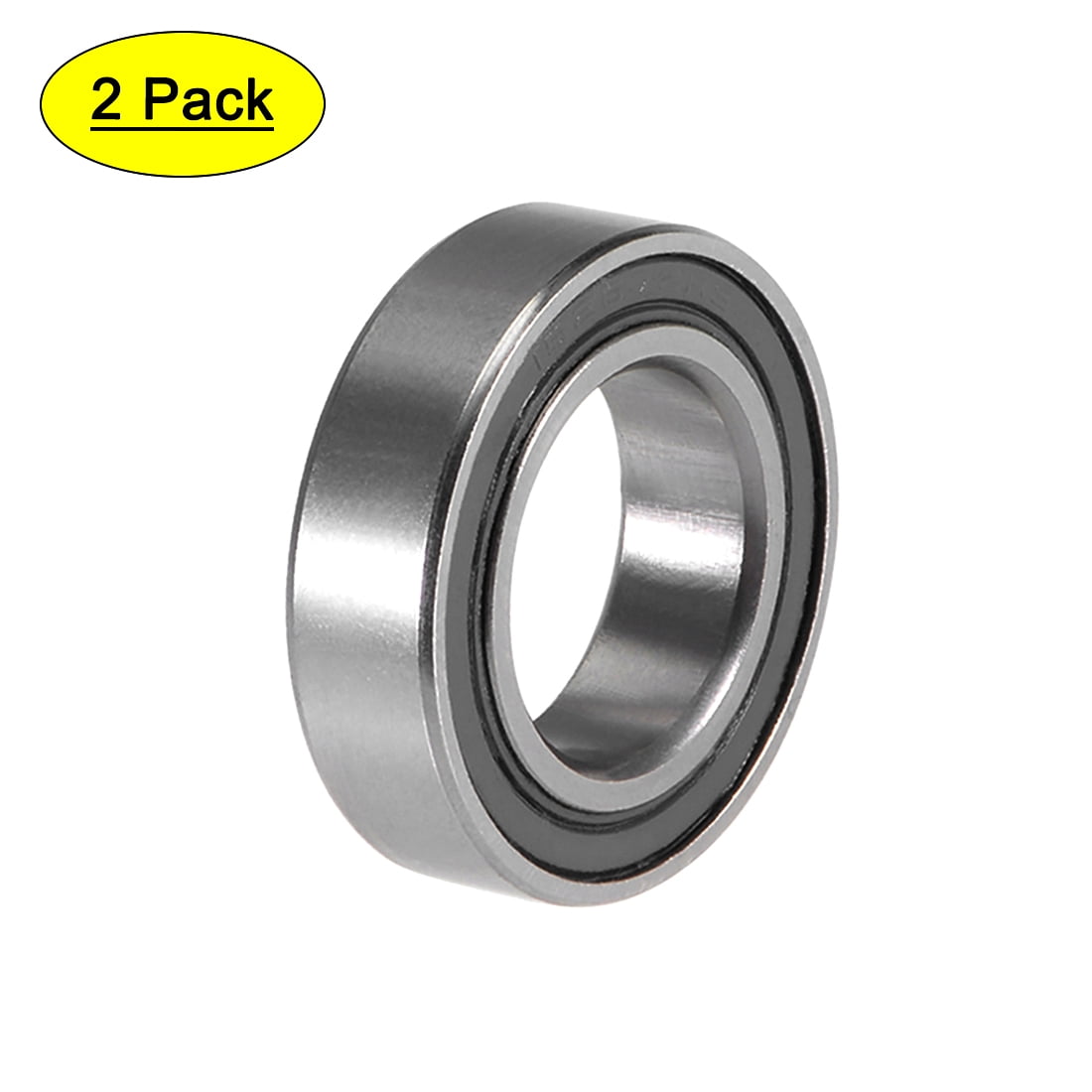 15267-2RS Deep Groove Ball Bearings 15mmx26mmx7mm Double Sealed Chrome ...