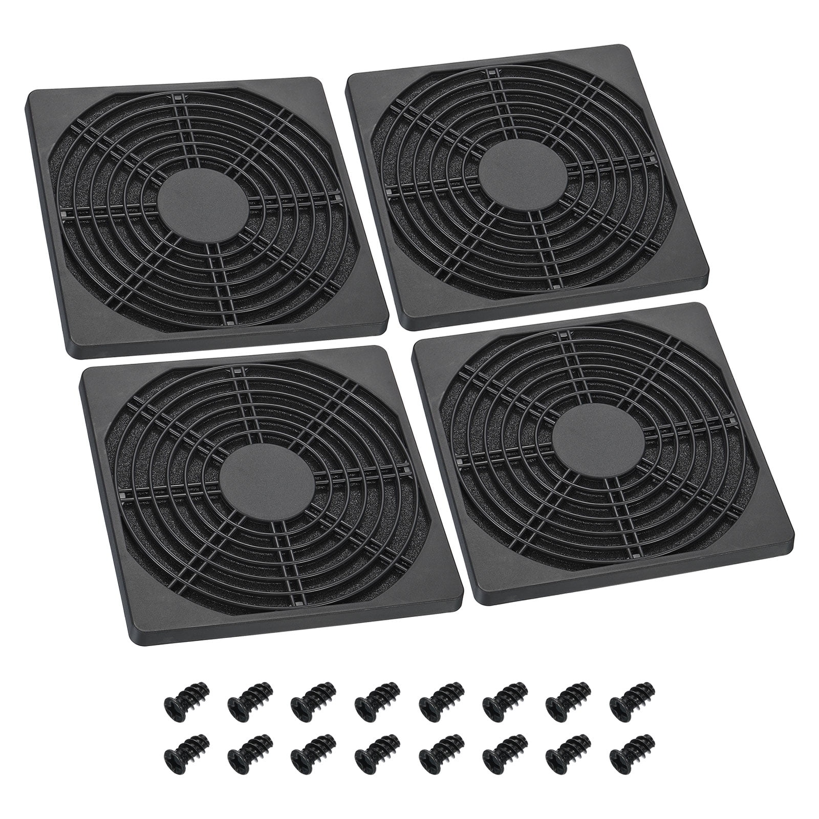 152mm Cooling Fan Filter with Screw, ABS Ventilator Grill Protector ...