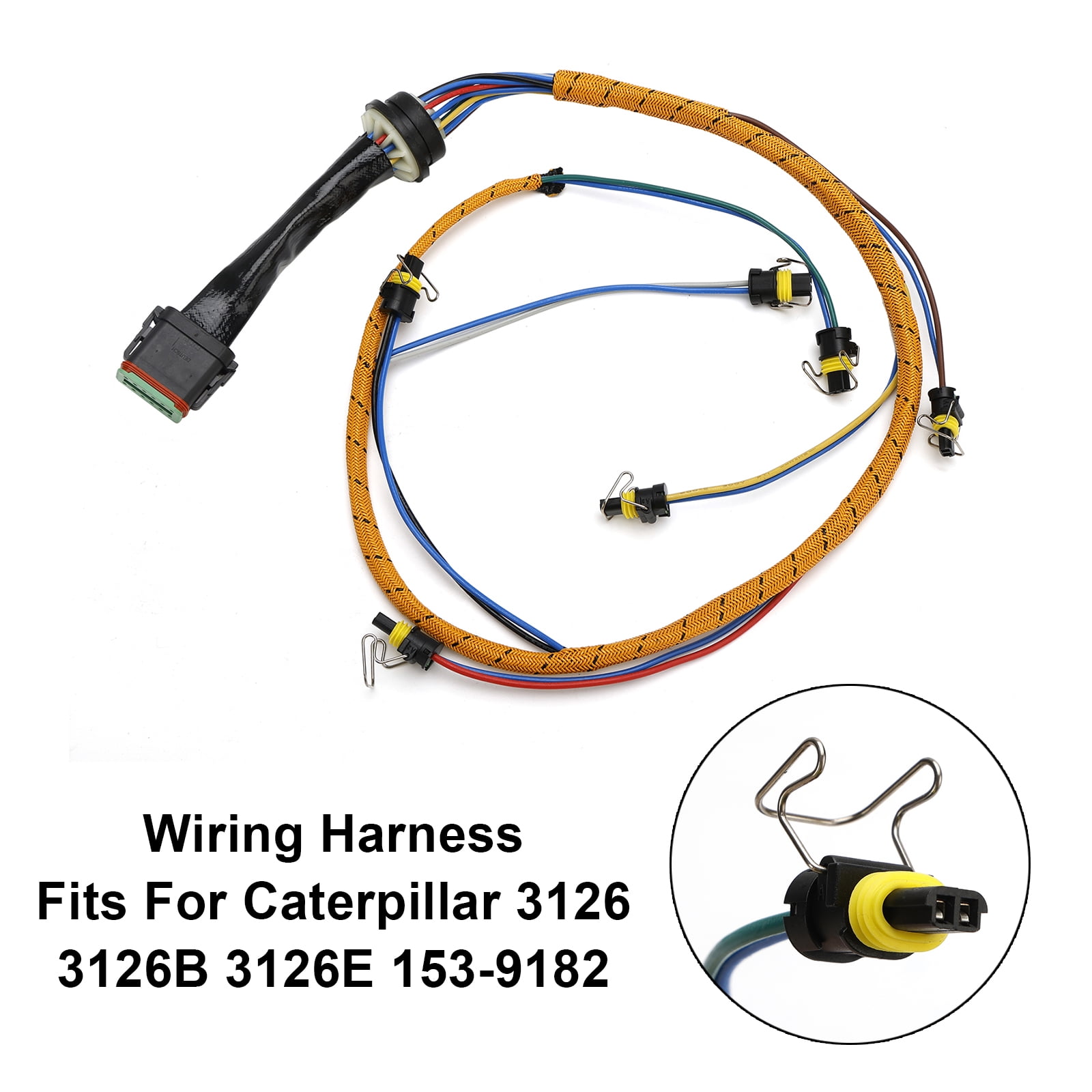 153-9182 Injector Control Wiring Harness For Caterpillar 3126 3126B ...