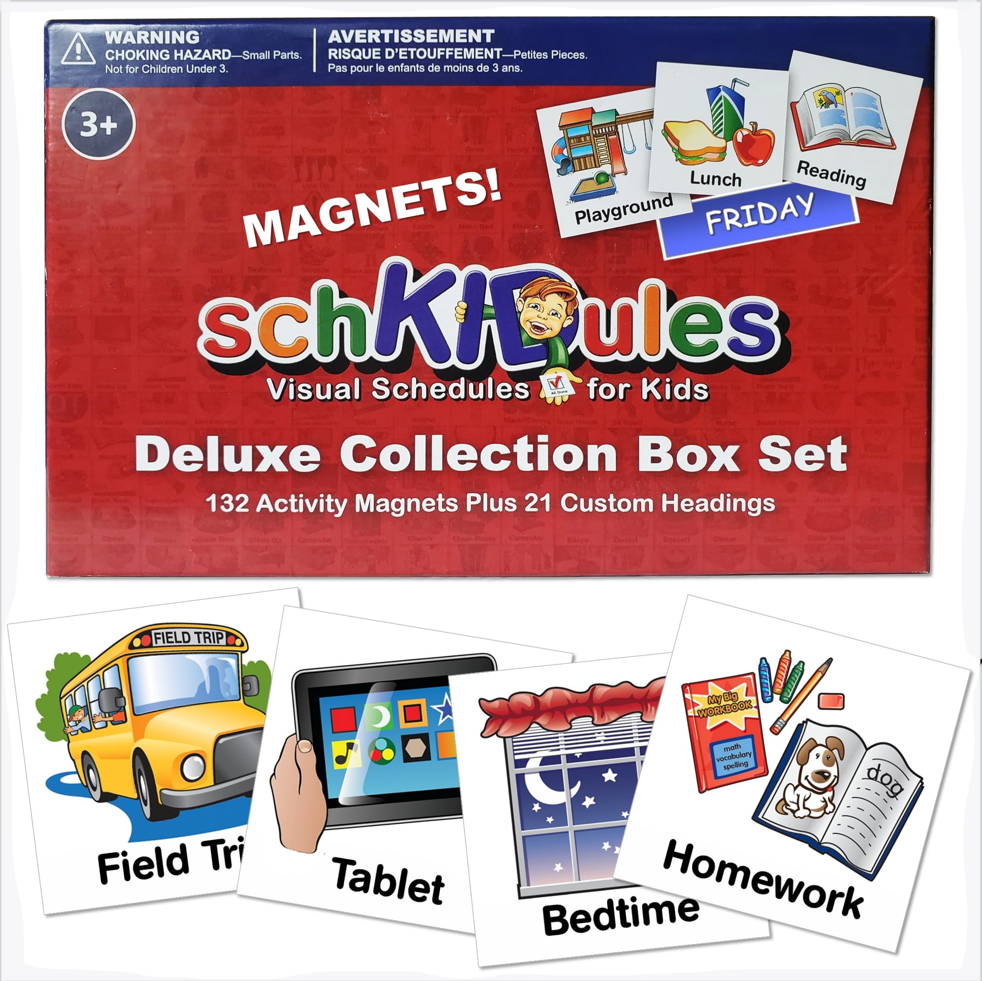 153 pc Daily Visual TMA2 Schedule Magnets for Kids-Create Routines ...