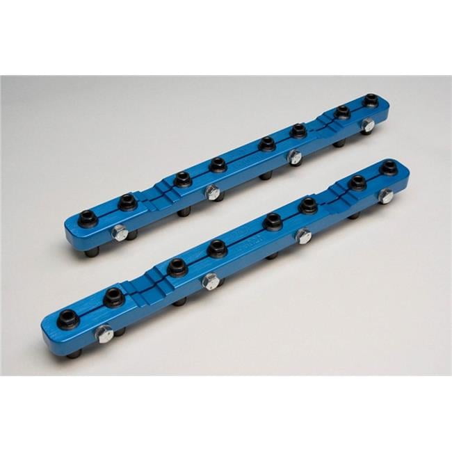 1535001 Billet Aluminum Stud Girdle Kit for Small Block Chevy, Blue ...