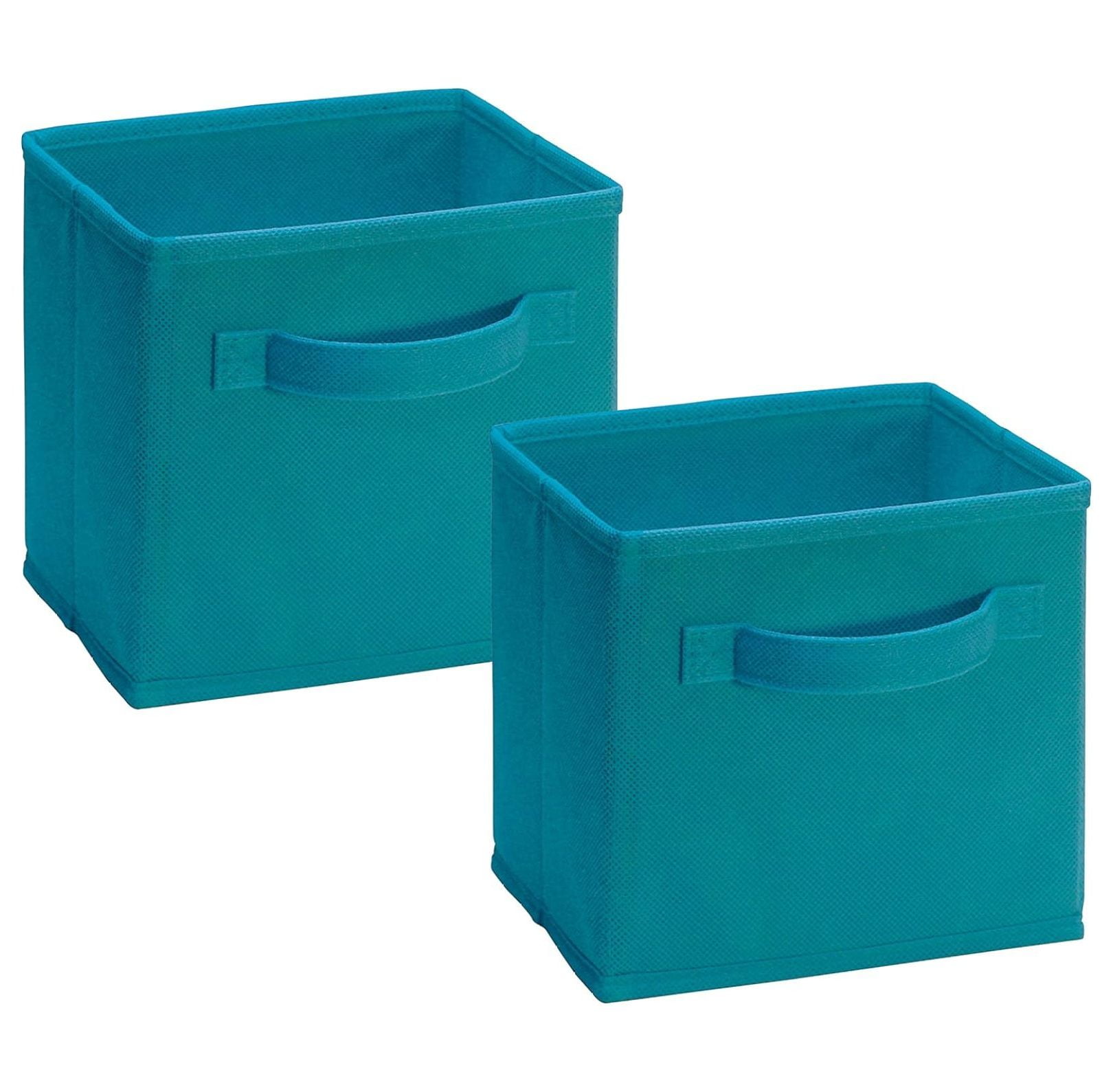 1538 Cubeicals Mini Fabric Drawers, Ocean Blue, 2 Pack - Walmart.com