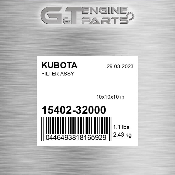15402-32000 FILTER ASSY fits KUBOTA (New OEM) - Walmart.com
