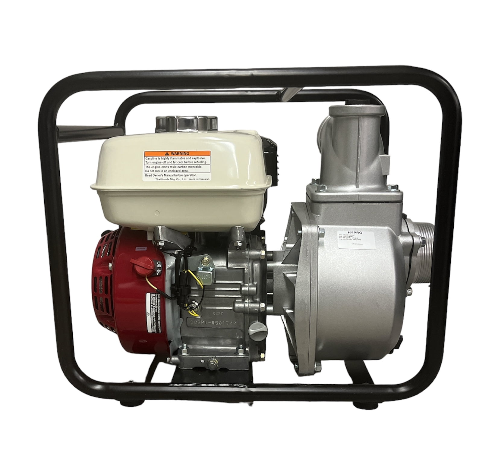 1543A-160HSP Hypro Gas GX160 Framed Aluminum Transfer Pump, 3" Male NPT ...
