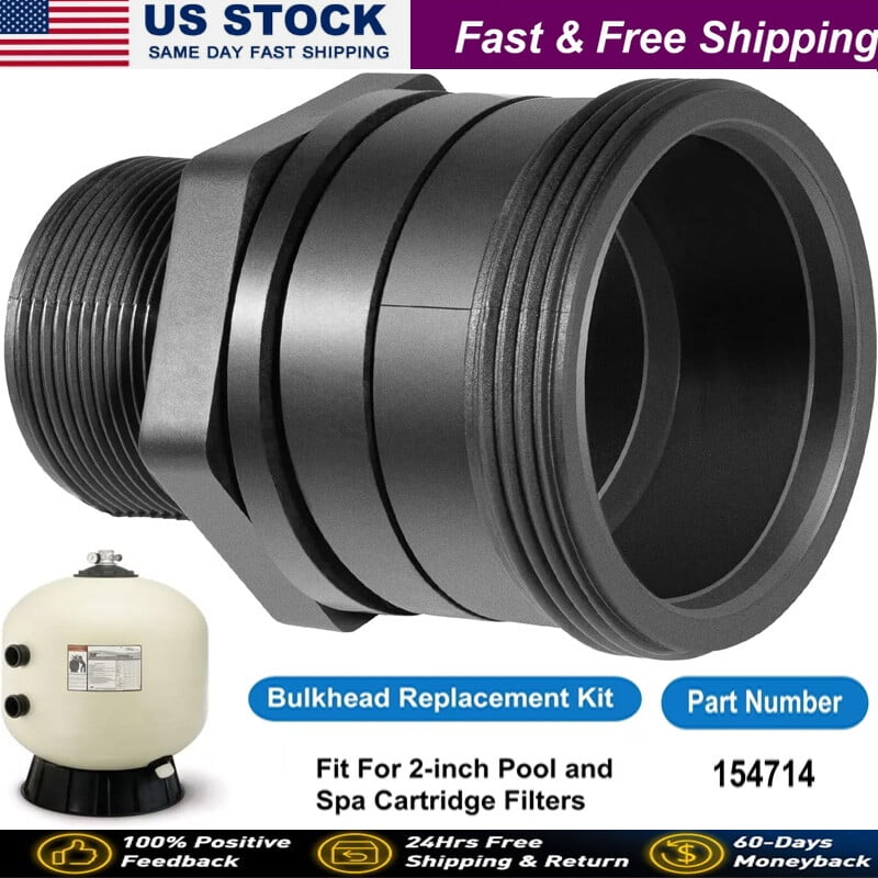 154714 Bulkhead Replacement 2-Inch Fitting for Triton II Pool & Spa ...