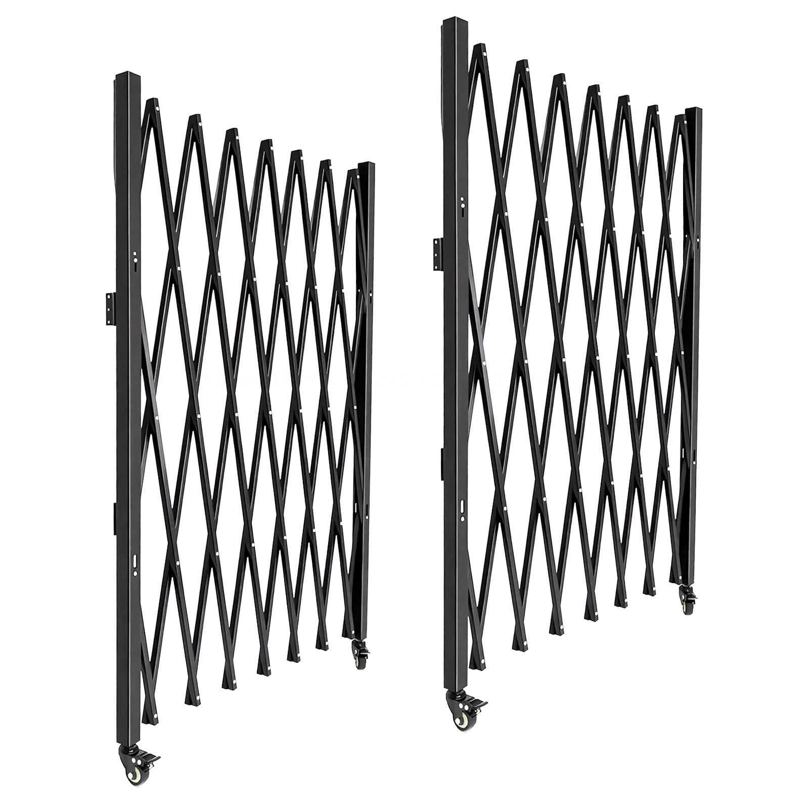 155.51" H x10.04" W High Industrial Metal Expandable Barricade ...