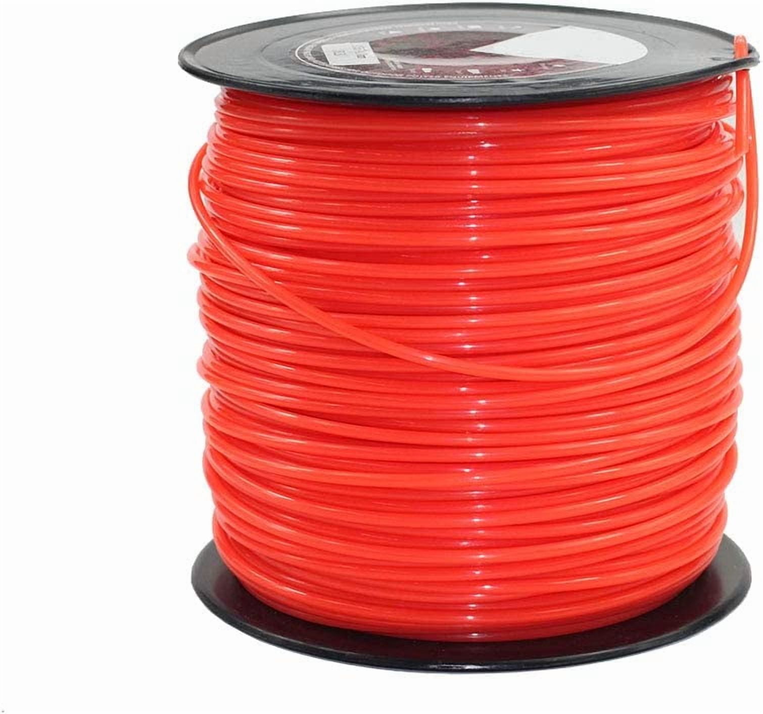 .155 Inch Trimmer Line Heavy-Duty Trimmer Line 5 lb Round Spool Red ...