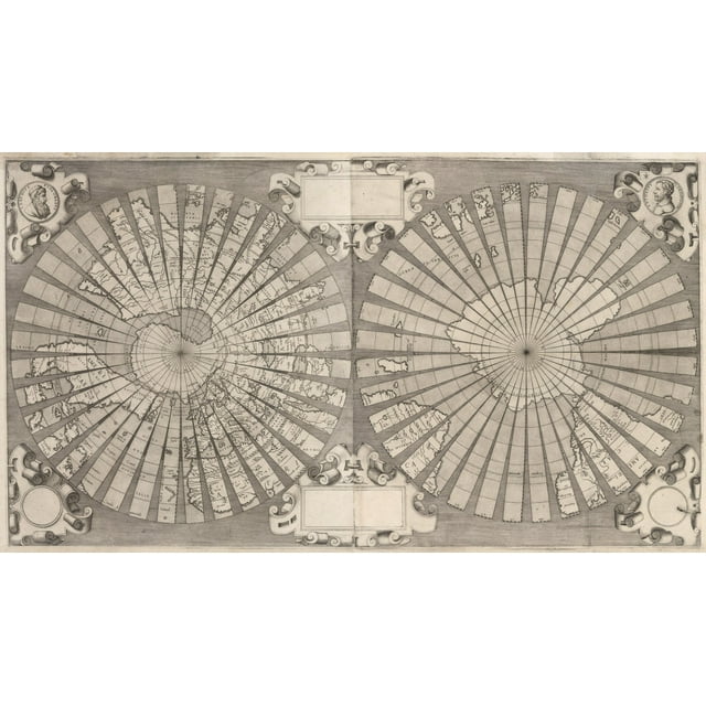 1555 Map of the World - Walmart.com