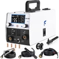 155Amp MIG Welder, 110V Flux Core Welder Flux MIG/Lift TIG/ Large ...
