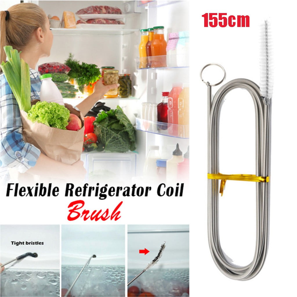 155cm Flexible Refrigerator Hose Cleaning Brush with Nylon/Stainless ...