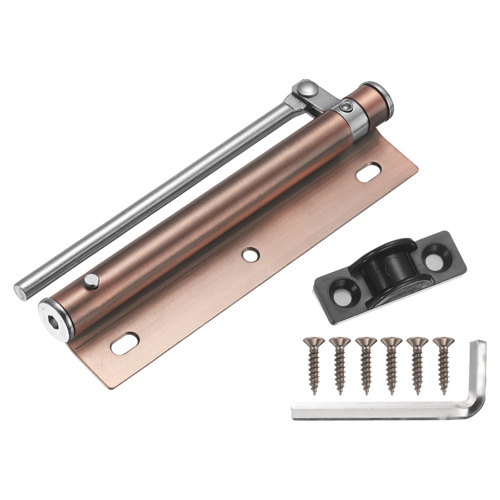 155mm Stainless Steel Automatic Safety Spring Door Closer, Red Bronze ...
