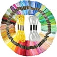156 Embroidery Floss | Rainbow Thread for Embroidery, Cross Stitch ...