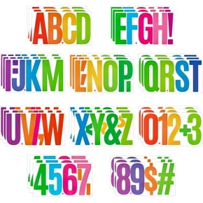 Extra Large Alphabet Stickers