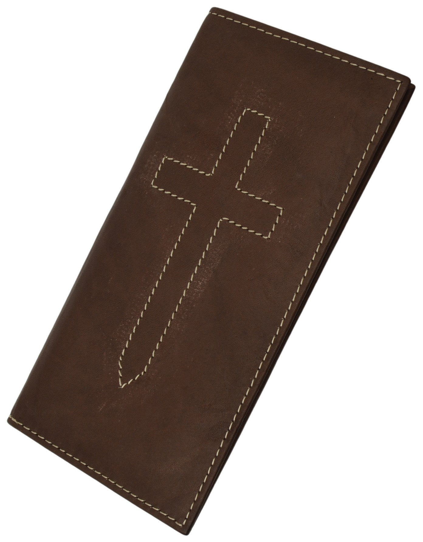 156CF_JE Cross Sign Basic Leather Checkbook Cover - Walmart.com