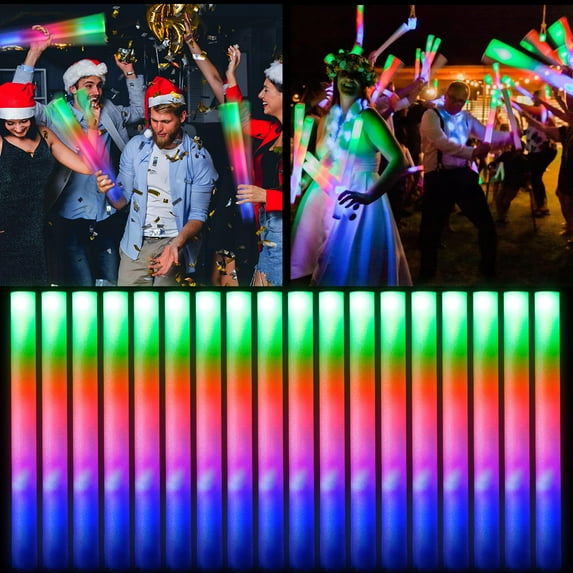 156Pcs Foam Glow Sticks Bulk,Bietrun Light Sticks for Parties Ultra ...