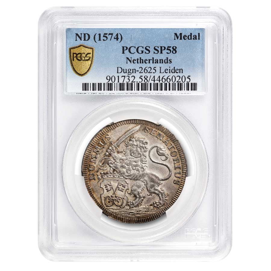 1574 Netherlands Silver Medal Siege of Leiden SP-58 PCGS - Walmart.com