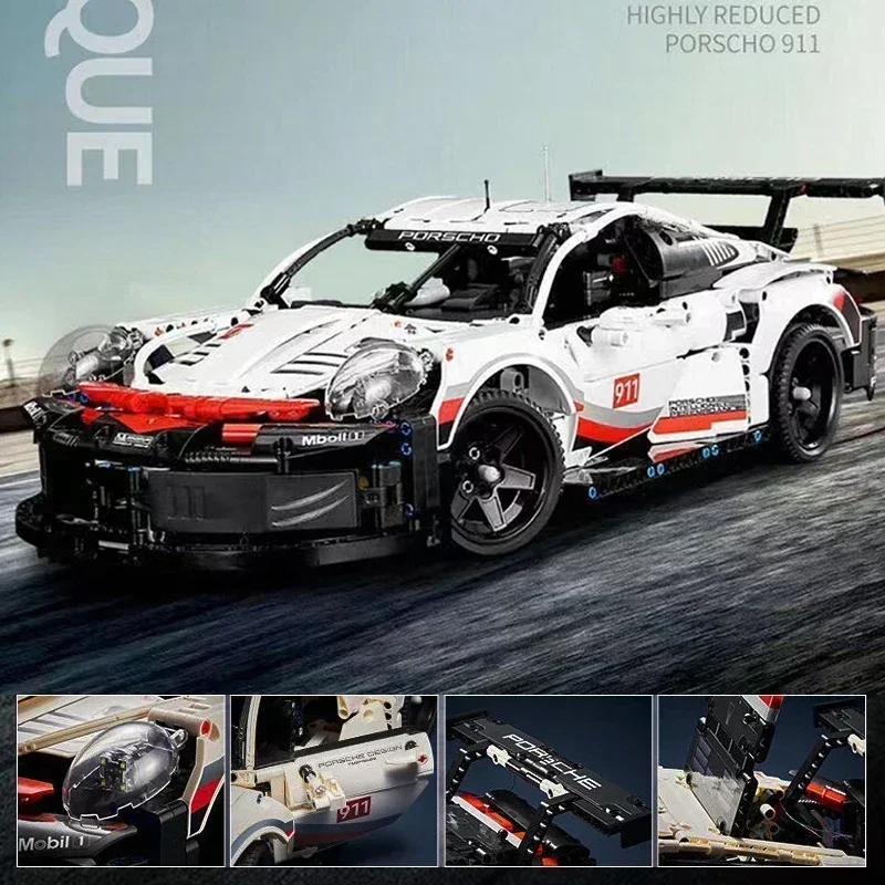 1580+PCS 1:10 Technical Performance Compatible Building Blocks Racing ...