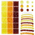 1590Pcs Transparent Acrylic Beads Mixed Shapes Faceted Mixed Color 4 ...