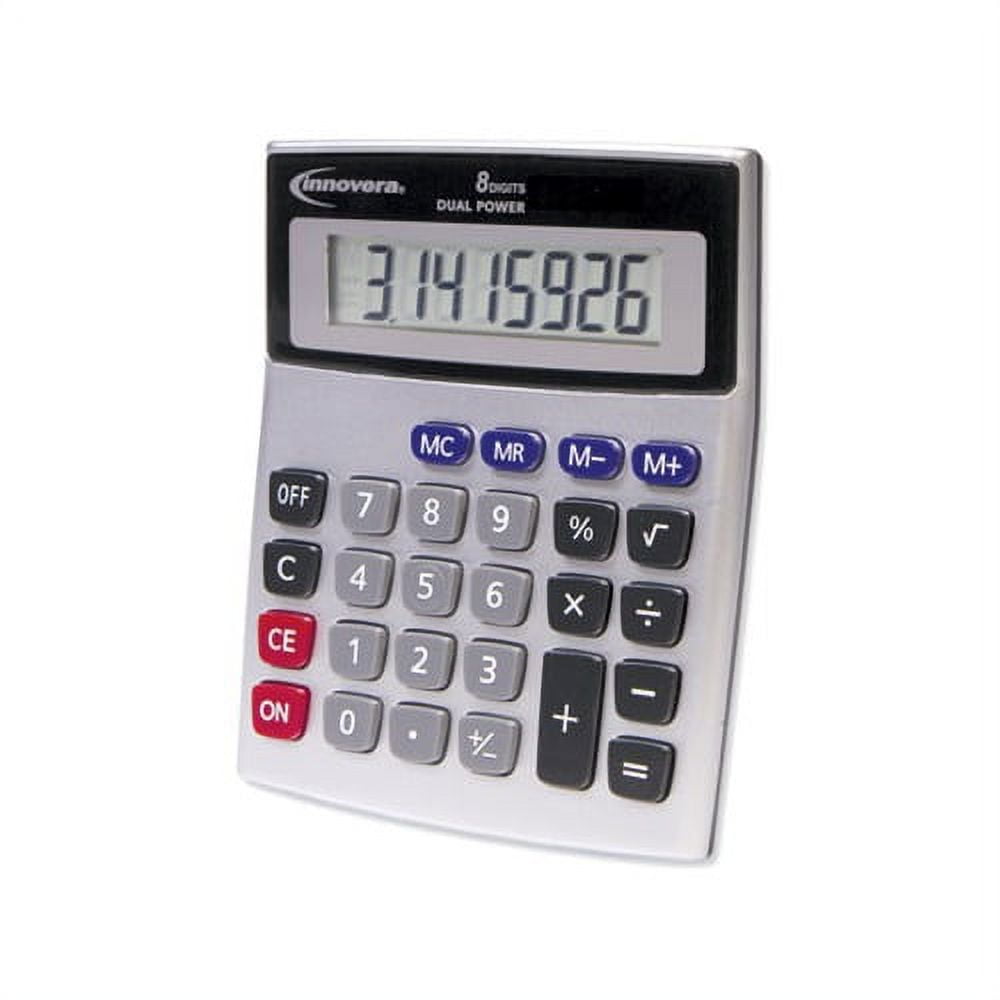 15927 Desktop Calculator Dual Power, 8-Digit LCD Display - Walmart.com 15927 Desktop Calculator Dual Power, 8-Digit LCD Display - Walmart.com