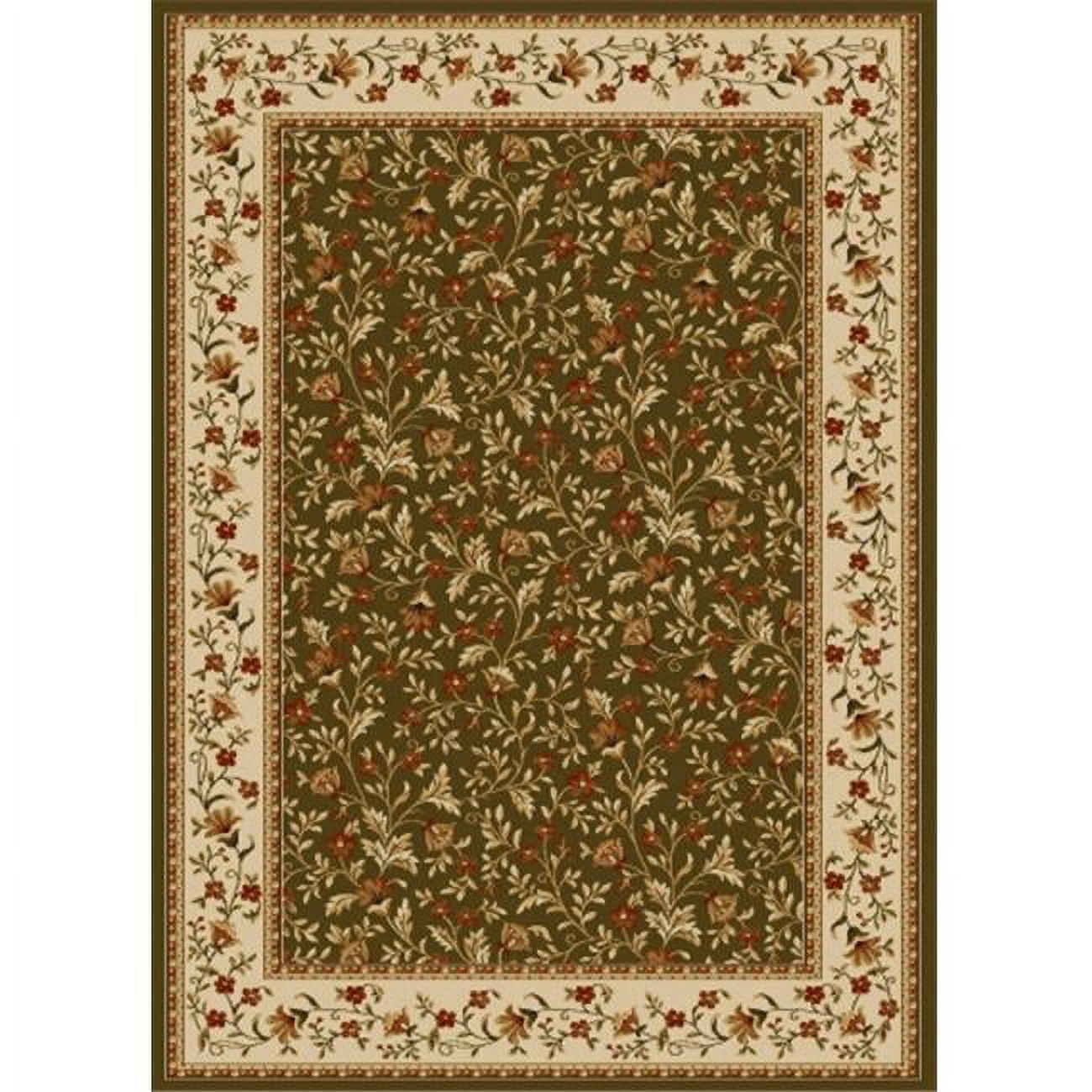 1593-1152-SAGE Como Rectangular Sage Green Traditional Italy Area Rug ...
