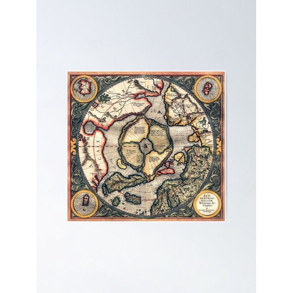 Flat Earth Map Hd