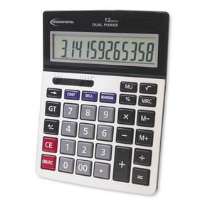 Dm1200bm Desktop Calculator, 12-Digit Lcd, Silver | Bundle of 2 Each ...