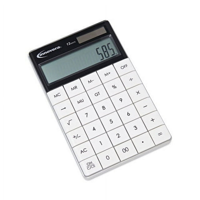 15973 Large Button Calculator, 12-Digit LCD | Bundle of 10 Each ...