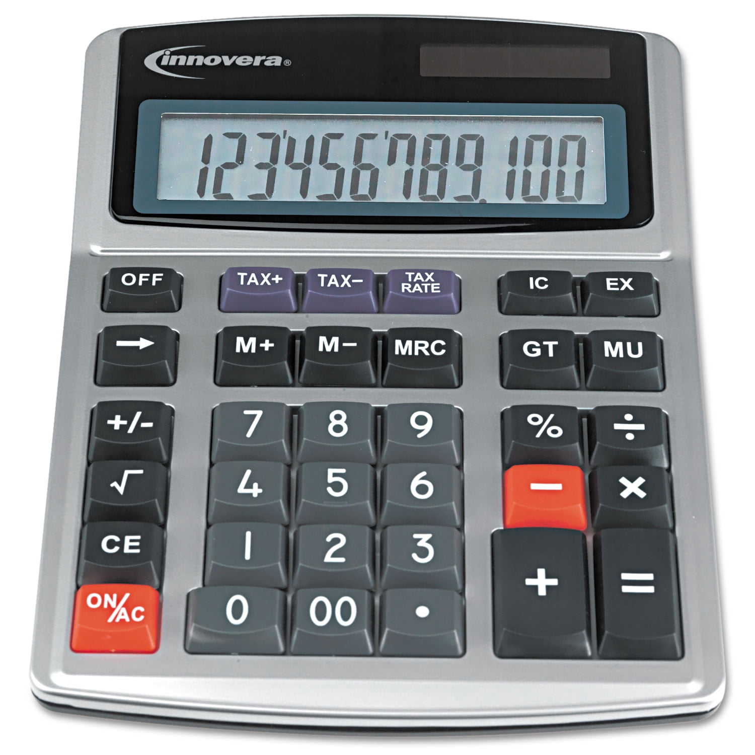 15975 Large Display Calculator, Dual Power, 12-Digit Lcd Display ...
