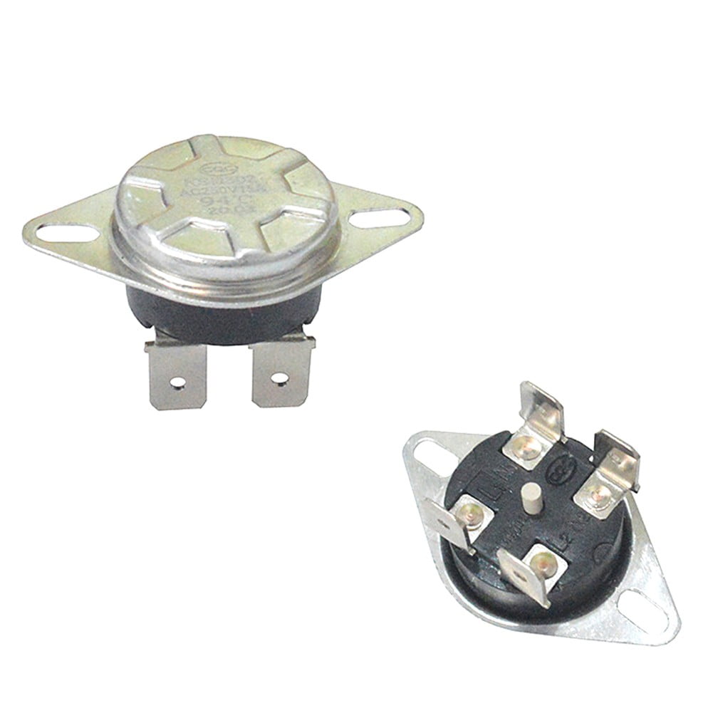 15A 250V Temperature Switch Control Sensor Thermal Thermostat 94°C ...