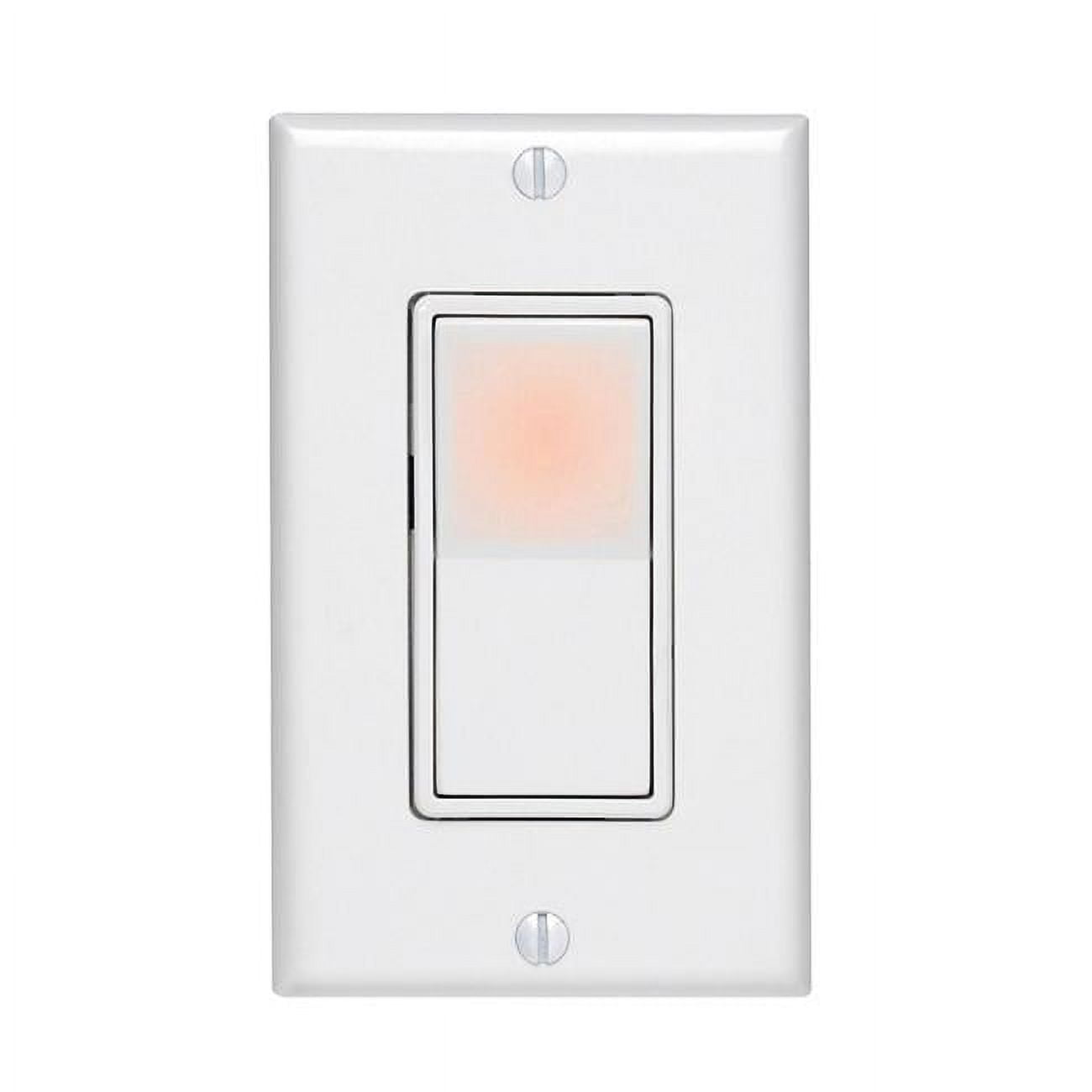 15A Decora Three Pole 3-Way Illuminated Rocker Switch, White - Walmart.com