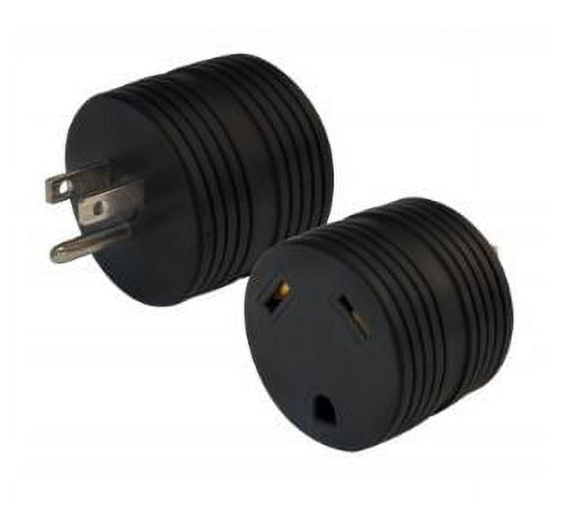 15A MALE TO 30A FEMALE ROUND ADAPTER PLUG - PACKAGED - Walmart.com