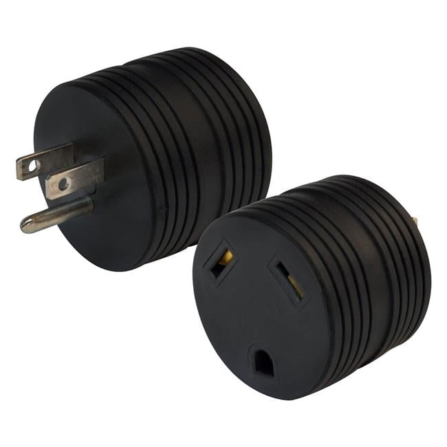 15A Male-30A Female Round Adapter Plug - Walmart.com