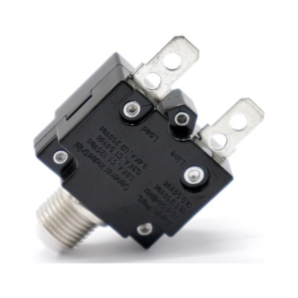 15A Push Button Circuit Breaker, DC50V 125-250V Thermal Overload ...