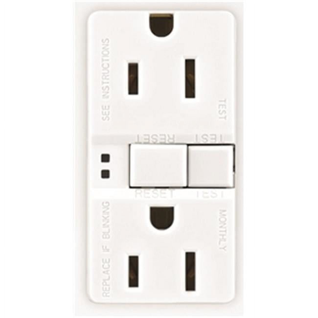 15A SELF-TEST GFCI WHITE - Walmart.com