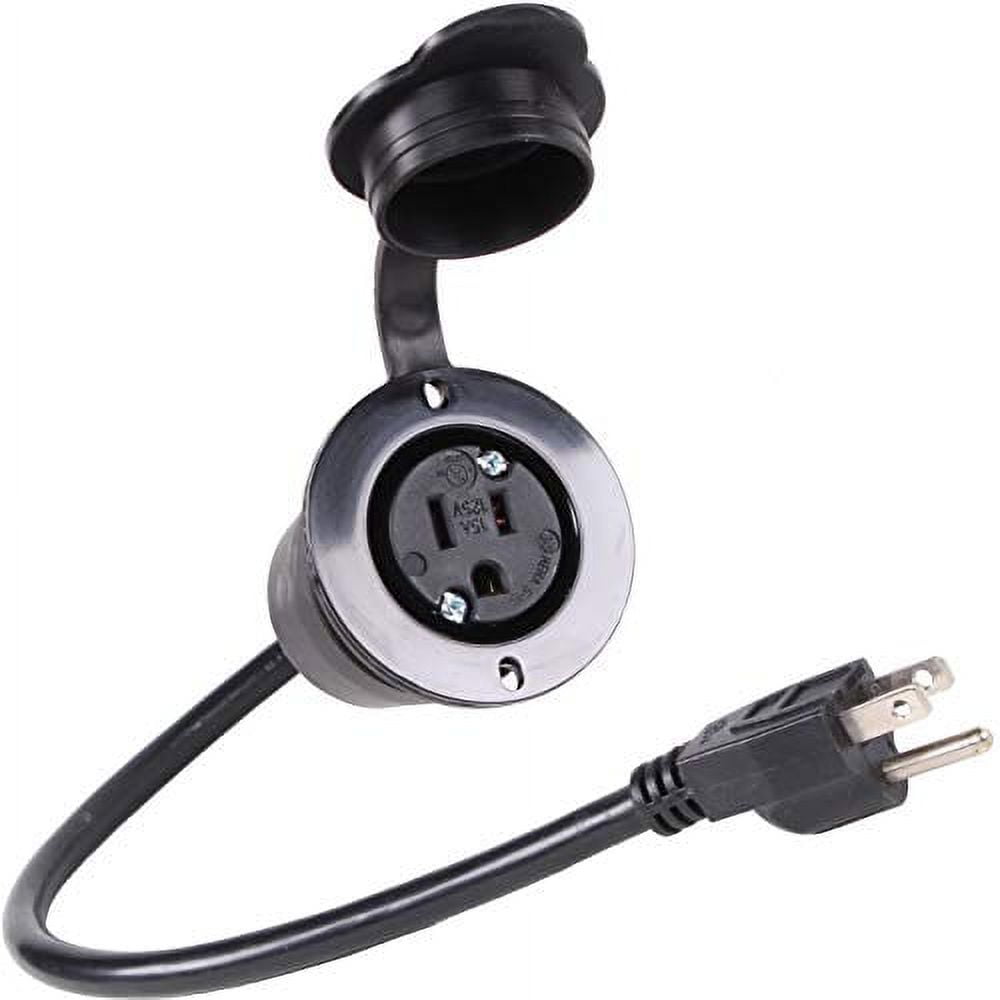 Journeyman-Pro 15A Outdoor Power Outlet, 125V NEMA 5-15R Kit with 20 ...