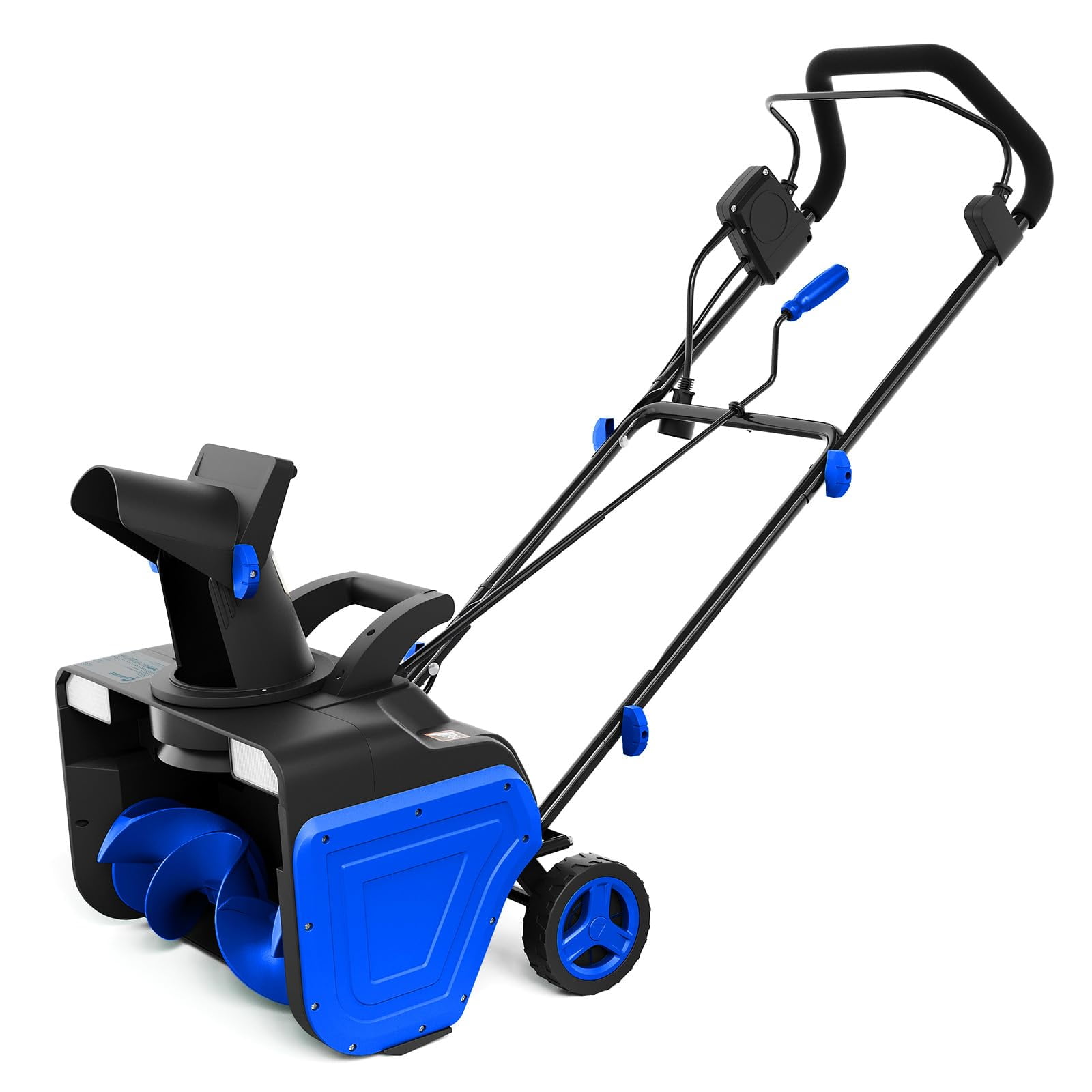 15Amp Corded Electric Snow Blower, 20-Inch Clearing Width, Single-Hand ...