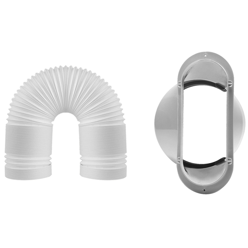 15CM Air Conditioner Window Exhaust Duct Pipe Hose Interface Connector ...