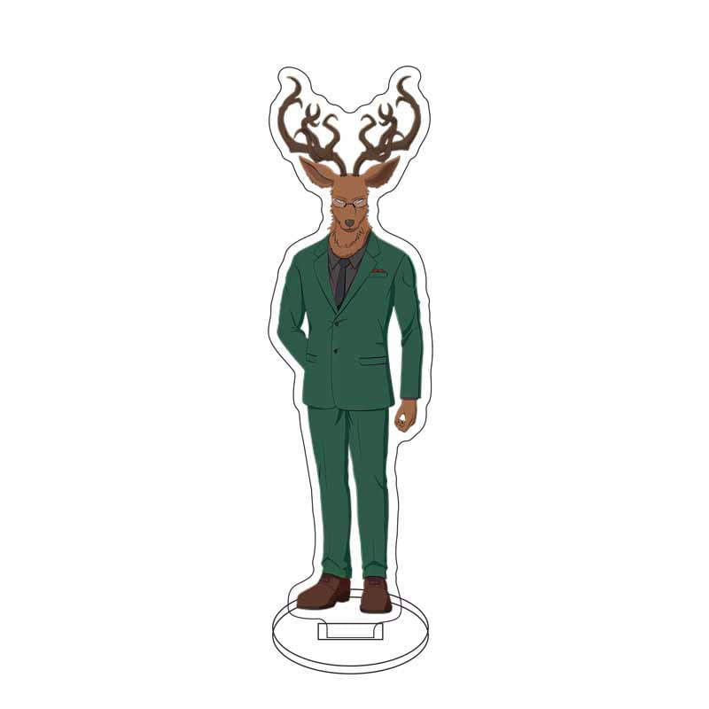15CM Fun BEASTARS Character Standing Sign Anime Figure Legoshi Louis ...