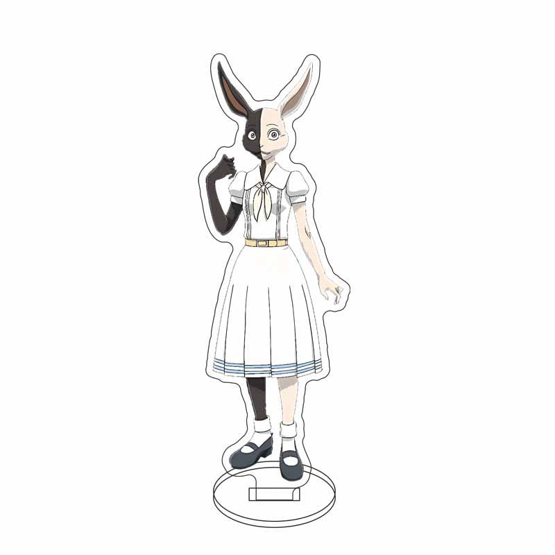 15CM Fun BEASTARS Character Standing Sign Anime Figure Legoshi Louis ...